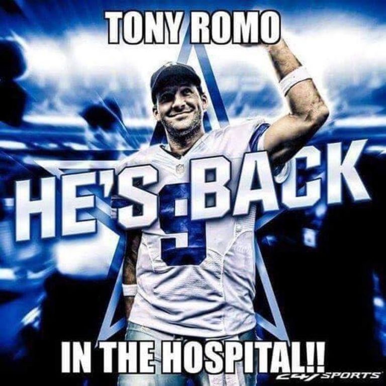 Tony Romo Back Injury Memes: The Best of the Internet's Roast of Cowboys QB