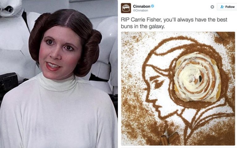 Cinnabon Deletes Apologizes For Carrie Fisher Tribute After Facing
