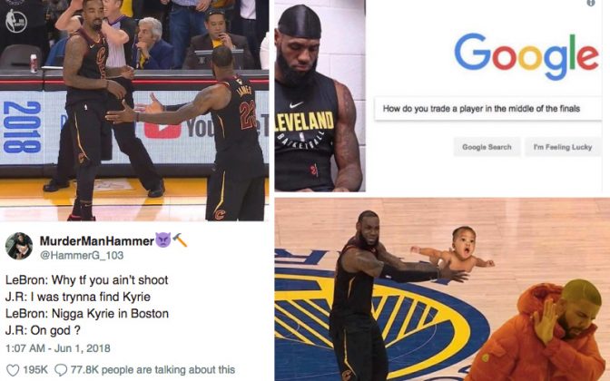 J.R. Smith & LeBron James Memes: Funniest Reactions to Smith's 2018 ...