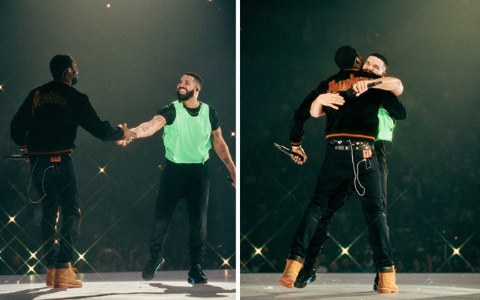 WATCH: Drake Brings Out Meek Mill to Squash 3-Year Long Beef at Boston ...