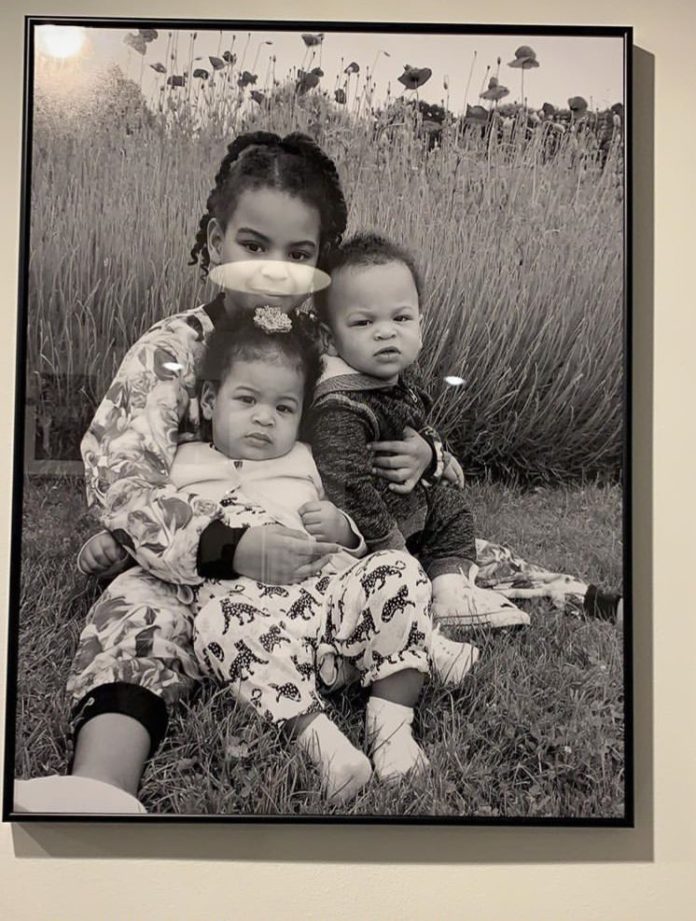 Blue Ivy Carter Poses With Twins Sir & Rumi in Adorable New Photo