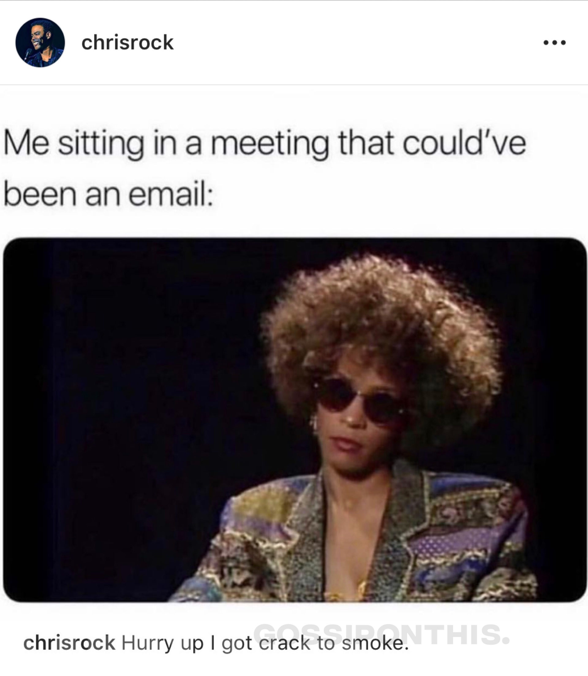 Chris Rock Slammed for "Cheap" & "Tasteless" Joke About Whitney Houston ...