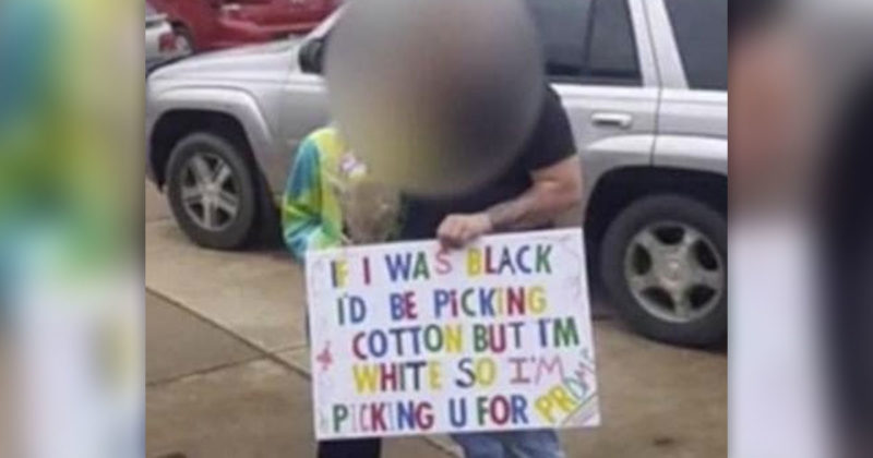 Ohio Teen Banned From Prom for Racist (and Unoriginal) Promposal Sign