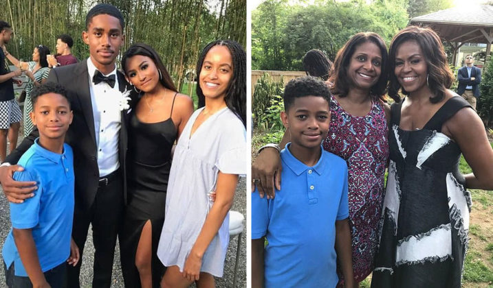 Sasha Obama Looks Stunning in Her Prom Dress As She's Sent Off by Big ...