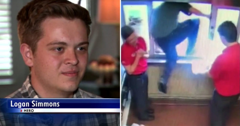 Chick-fil-A Worker Logan Simmons Jumps Through Drive-Thru Window to ...